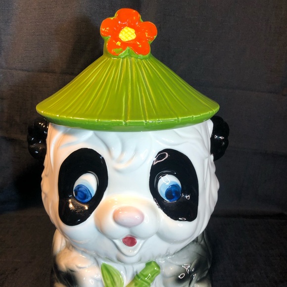 Vintage | Kitchen | Vintage Japan Ceramic Panda Cookie Jar | Poshmark
